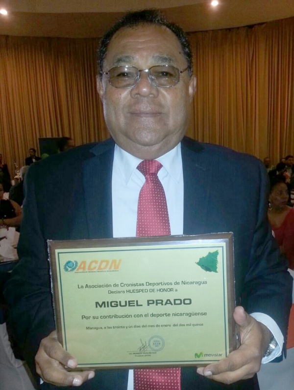 Renzo Bagnariol was honored with the best of 2014 in Nicaragua – World ...
