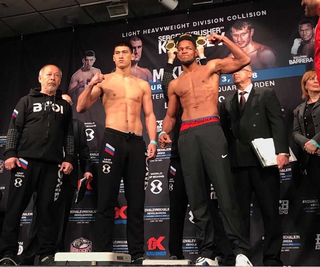 Bivol and Barrera make weight to fight for the WBA belt – World Boxing ...